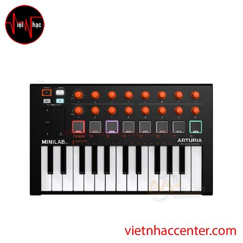Midi Controller Arturia Minilab Mkii Orange Edition Việt Nhạc Center