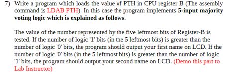 HCS12 Assembly Language Write A Program Which Loads Chegg Com