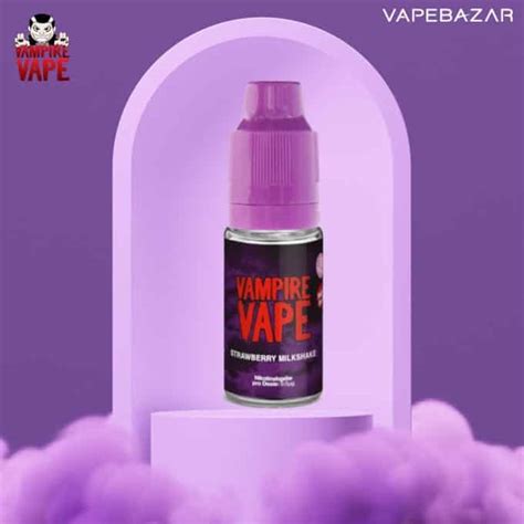 Vampire Vape Liquid Strawberry Milkshake Vapebazar
