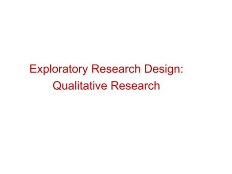 Research Design Ii Ppt