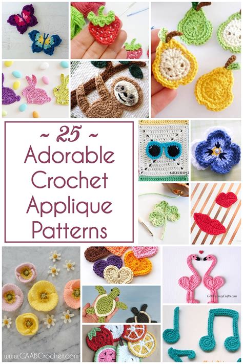 Crochet Applique Pattern
