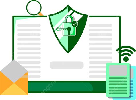 Premium Vector L Image Of Data Security Icon Collection On Laptop White
