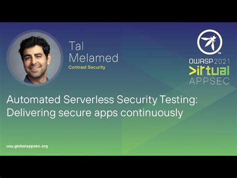 Free Video Automated Serverless Security Testing Delivering Secure
