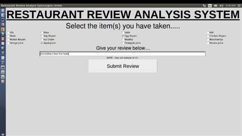Restaurant Review Analysis Using Nlp And Sqlite Geeksforgeeks