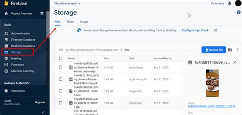 ionic file upload to firebase