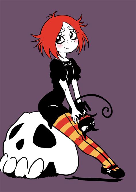 Ruby Gloom And Doom Kitty Ruby Gloom Drawn By Henriikuahemaru