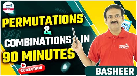 Permutations And Combinations In 90 Minutes Live Jee 2024 Infinity Learn Jee Youtube