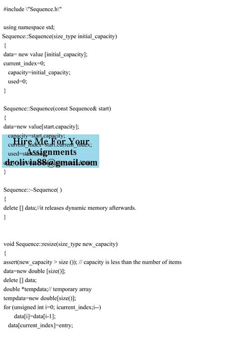 Sequencehifndef Main Define Main Include Cstdlibclass Pdf