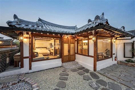 Pin On บ้านสวย Hanok House Traditional Korean House Korean House Design