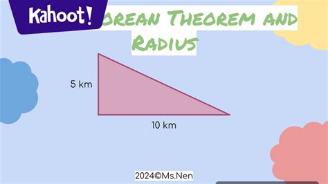 Pythagorean Theorem And Radius Kahoot Quiz