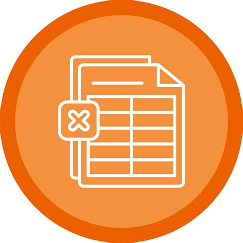 Excel Line Multi Circle Icon Vector Art At Vecteezy