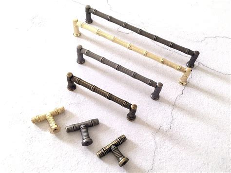 Bamboo Cabinet Pulls Drawer Pull Cabinet Handle Dresser Drawer Pulls Handles Knobs Antique