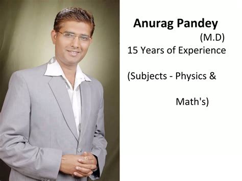 Pandey Classes Faculty Members Ppt