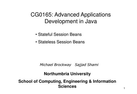ppt stateful session beans stateless session beans powerpoint