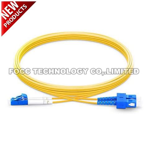 LC UPC Untuk SC UPC Duplex 3 0mm Atau 2 0mm PVC Atau LSZH Jacket 9 125 Single Mode Fiber Patch