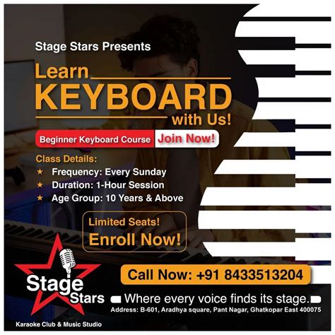 1 Month Keyboard Learning Classes At ₹ 2500month In Mumbai Id