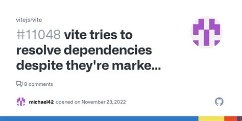 Vite Tries To Resolve Dependencies Despite They Re Marked As External