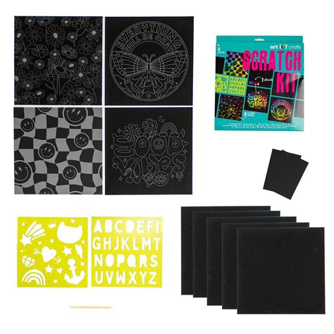 Art 101 Crafts Scratch Kit Shop Kits At H E B
