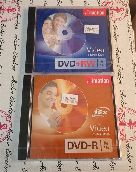 2 New Imation Dvd Rw R Disc Hobbies And Toys Music And Media Cds And Dvds