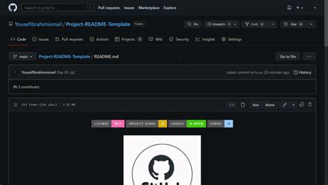 Github Yousefibrahimismailproject Readme Template A Fully Customizable And Presentable