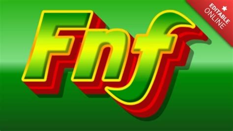 Fnf Forest Text Effect Generator