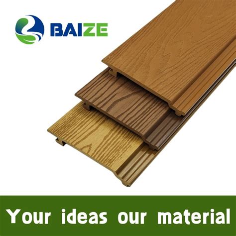 External Wall Panel Cladding WPC Cladding With New Design WPC And Plastic Wood