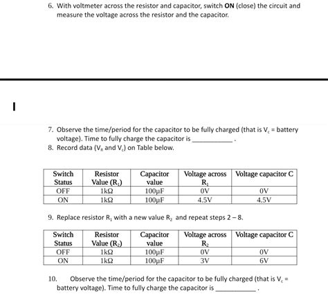 6 With Voltmeter Across The Resistor And StudyX