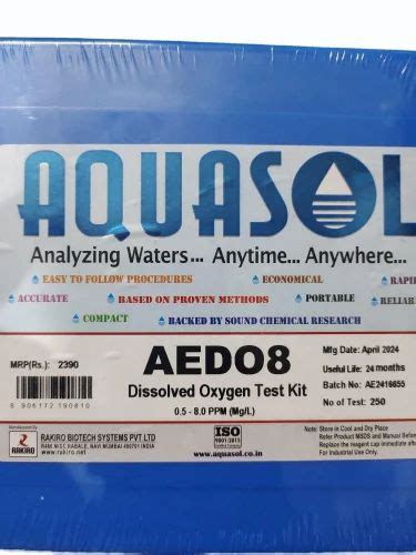 Aquasol Dissolved Oxygen Testing Kit Packaging Type Box At Rs 608