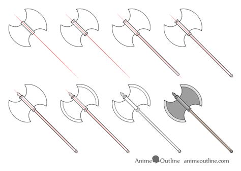 How To Draw Battle Axe