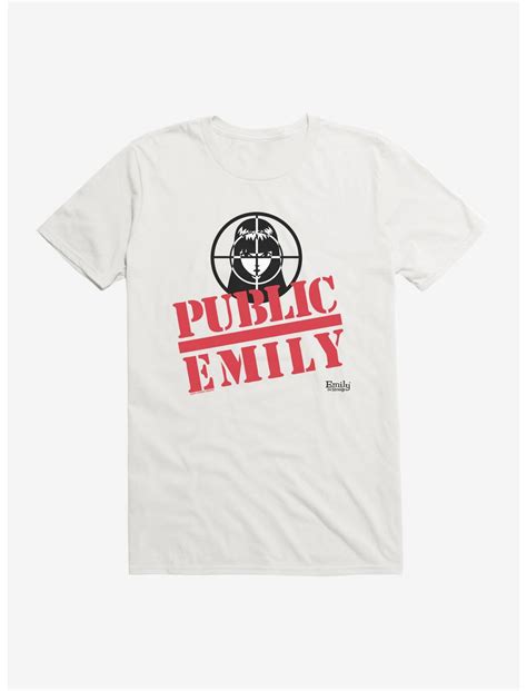 Emily The Strange Public Emily T Shirt White Hot Topic