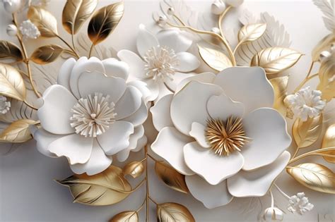 Premium Ai Image 3d Render Abstract Background With White Paper