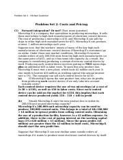 Problem Set 2 Michael Goodman Docx Problem Set 2 Michael Goodman Problem Set 2 Costs And