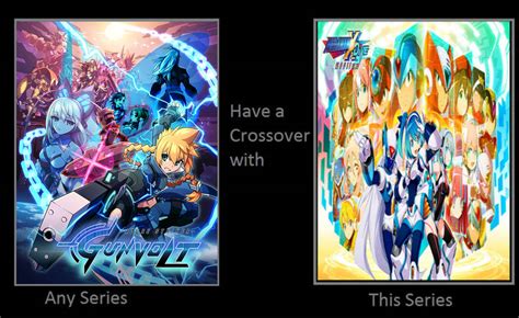 Azure Striker Gunvolt Crossover Mega Man X Dive By Vasbrydinskiy On