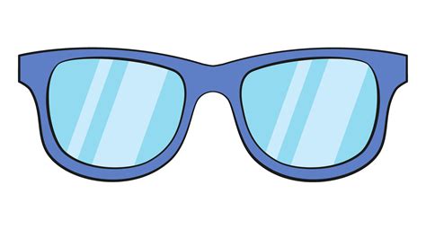Blue Sunglasses Clipart