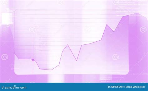 Pink Diagram Motiona Light Delicate Colored Graph That Runs Rising