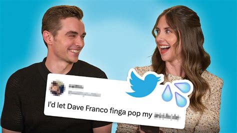 Dave Franco And Alison Brie Read Thirst Tweets Youtube
