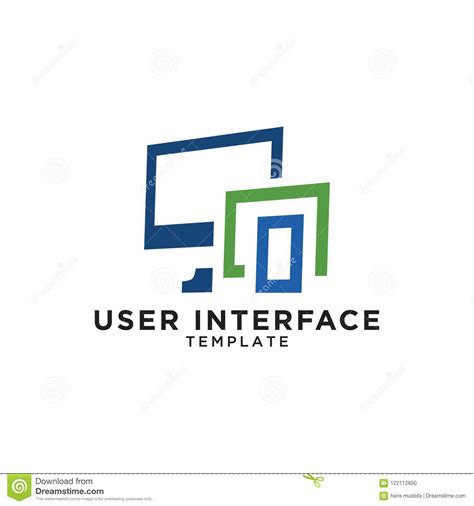 User Interface Device Template Stock Vector Illustration Of Touch