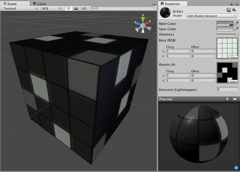 Self Illuminated Vertex Lit Unity Manual