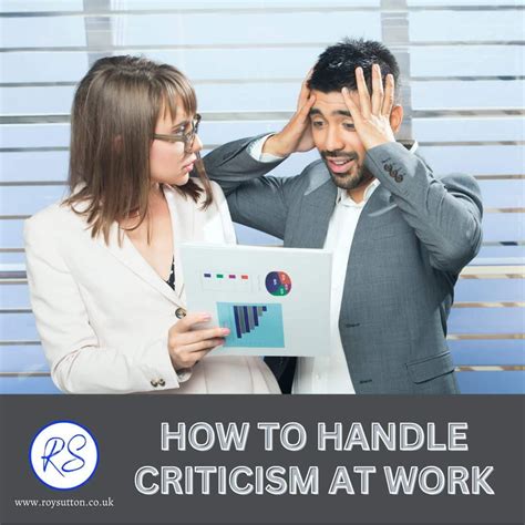 How To Respond To Criticism At Work Sdyem