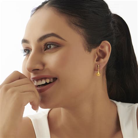 Buy Tanvi 22kt Gold Drop Earrings Online Caratlane