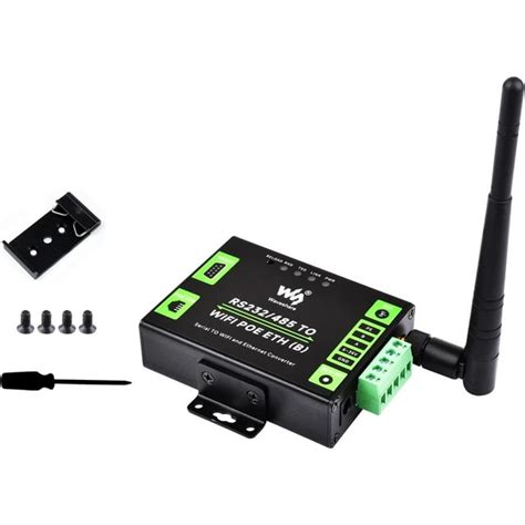 rs232 485 to poe ethernet serial server converter modbus mqtt gateway
