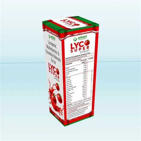 Lyco Super Syrup At ₹ 80 Bottle Lycopene Syrup In Surat Id 2853075053512
