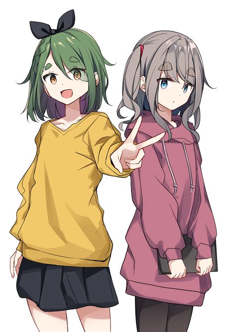 Mizunami Ema And Nakatsugawa Mei Yurucamp Drawn By Keito4f Danbooru