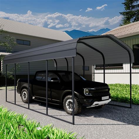Chilihom Car Port Metal Carport 12 ×20 Ft Heavy Duty