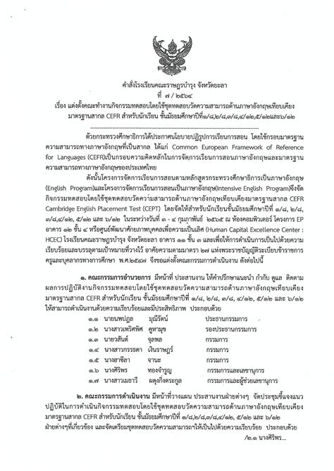 รายงานผลการปฏิบัติงานคำสั่งโรงเรียน ปีการศึกษา 2564 เล่ม 2 ครรชิต แซ่โฮ่ หน้าหนังสือ 69