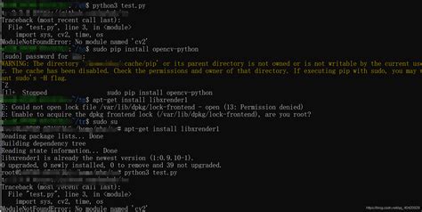 Wsl下ubuntu1804安装opencvmodulenotfounderror No Module Named ‘cv2‘ubuntu1804 解决no Module Named