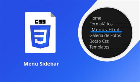 Menu Sidebar Feito Com Html Css E Javascript