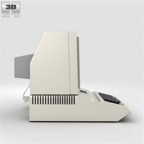 Apple Ii Computer 3d Model Download Desktop Computer On