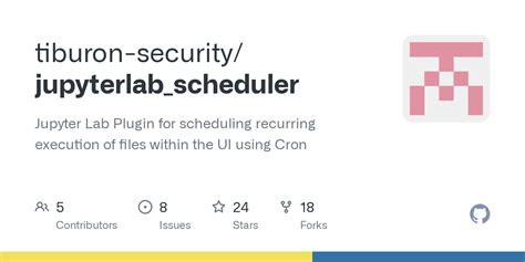 Github Tiburon Securityjupyterlabscheduler Jupyter Lab Plugin For Scheduling Recurring