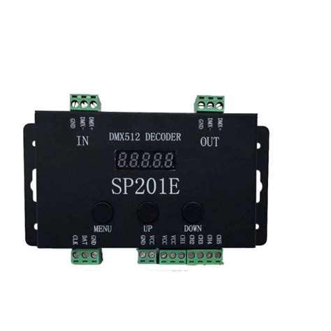 DMX 512 DMX SPI Decoder Signal Converter For LED Strips